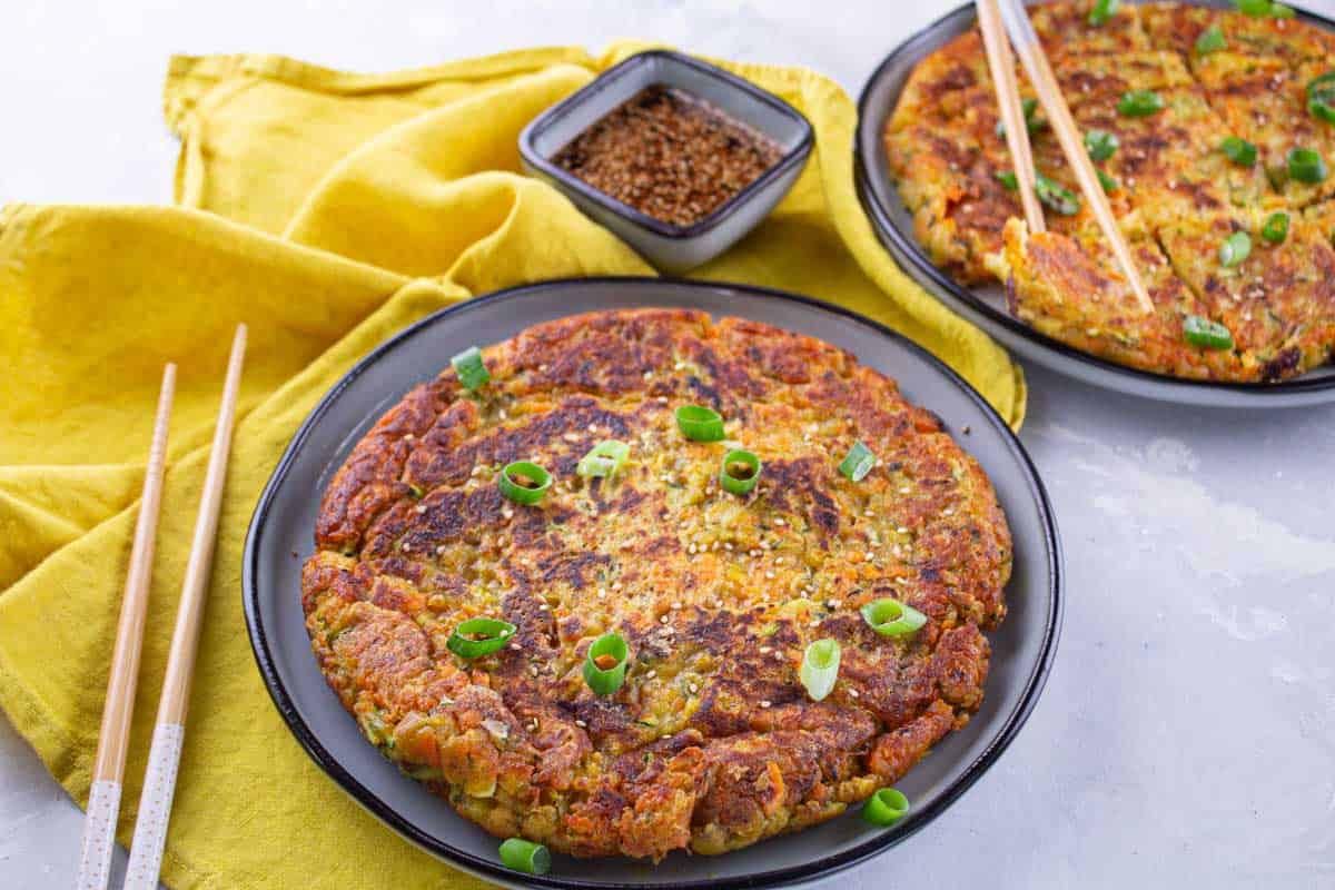 Yachaejeon (Pancakes coréens aux Légumes) - Recette - Les Commis