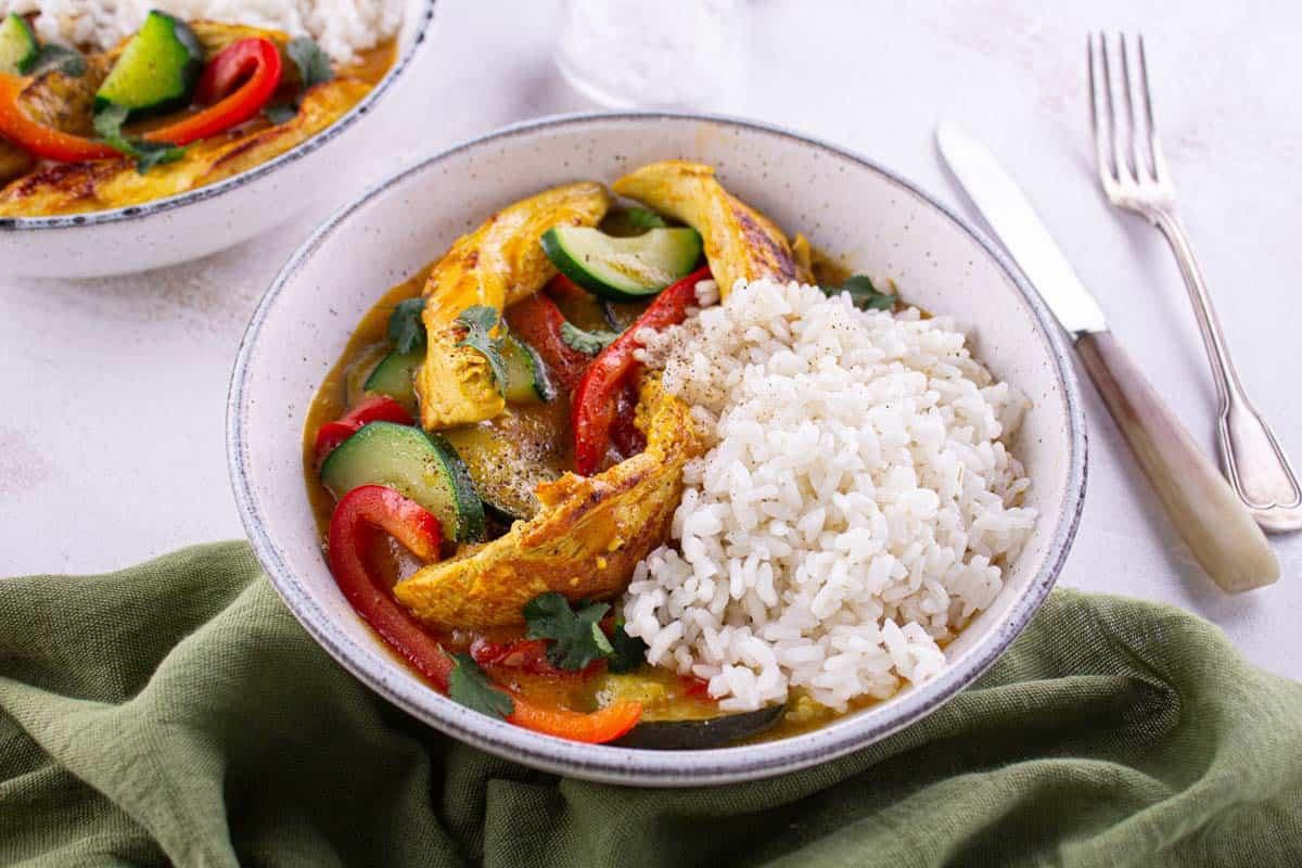 Curry de Poulet aux Légumes d'Été - Recette - Les Commis