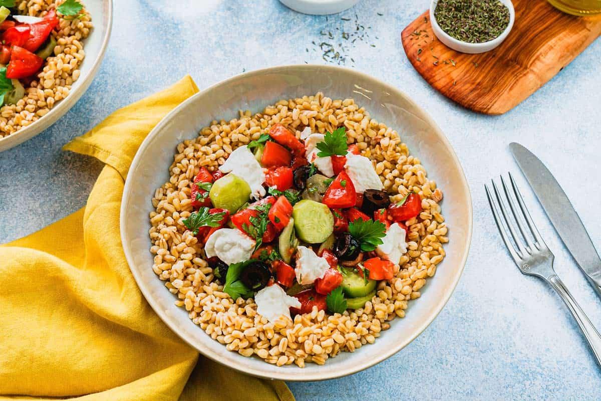 Salade de Blé façon Caprese - Recette - Les Commis